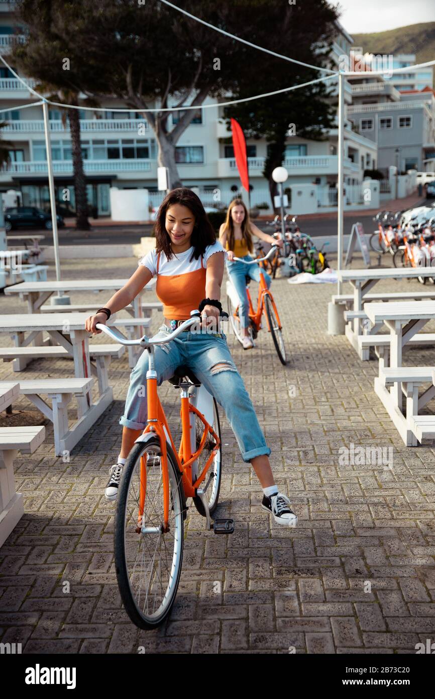 Bikes at street hi-res stock photography and images - Alamy