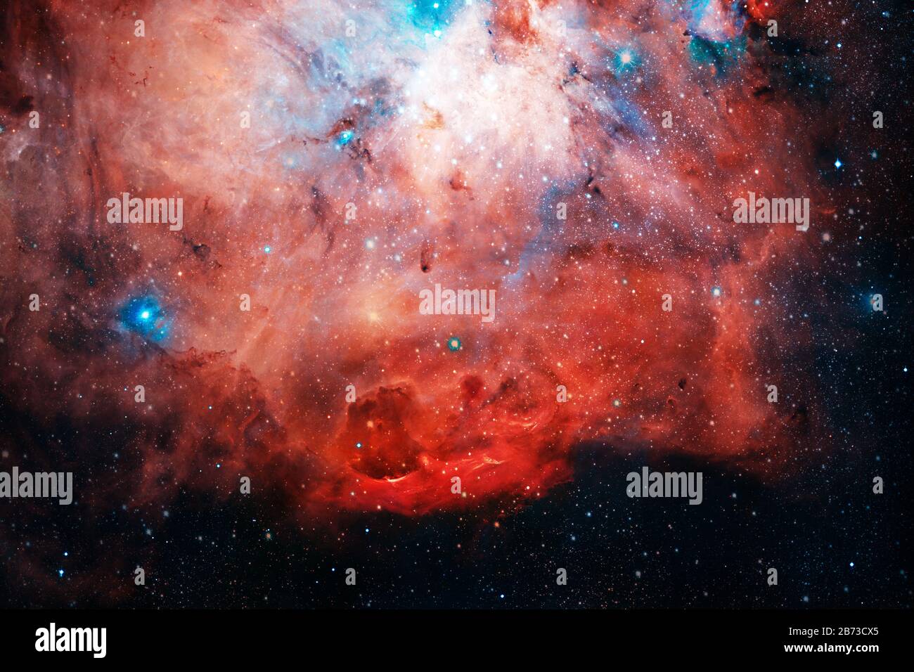 Beauty of endless cosmos. Science fiction wallpaper. Elements of this ...