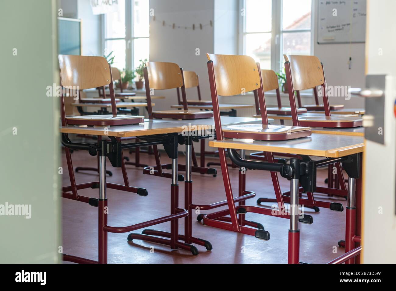 Empty classroom in bavaria hi-res stock photography and images - Alamy