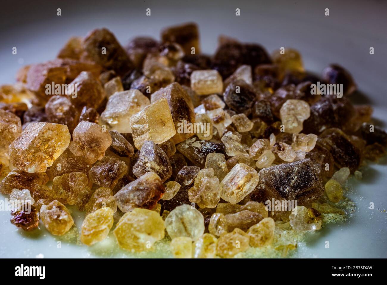 amber candy sugar crystals Stock Photo - Alamy