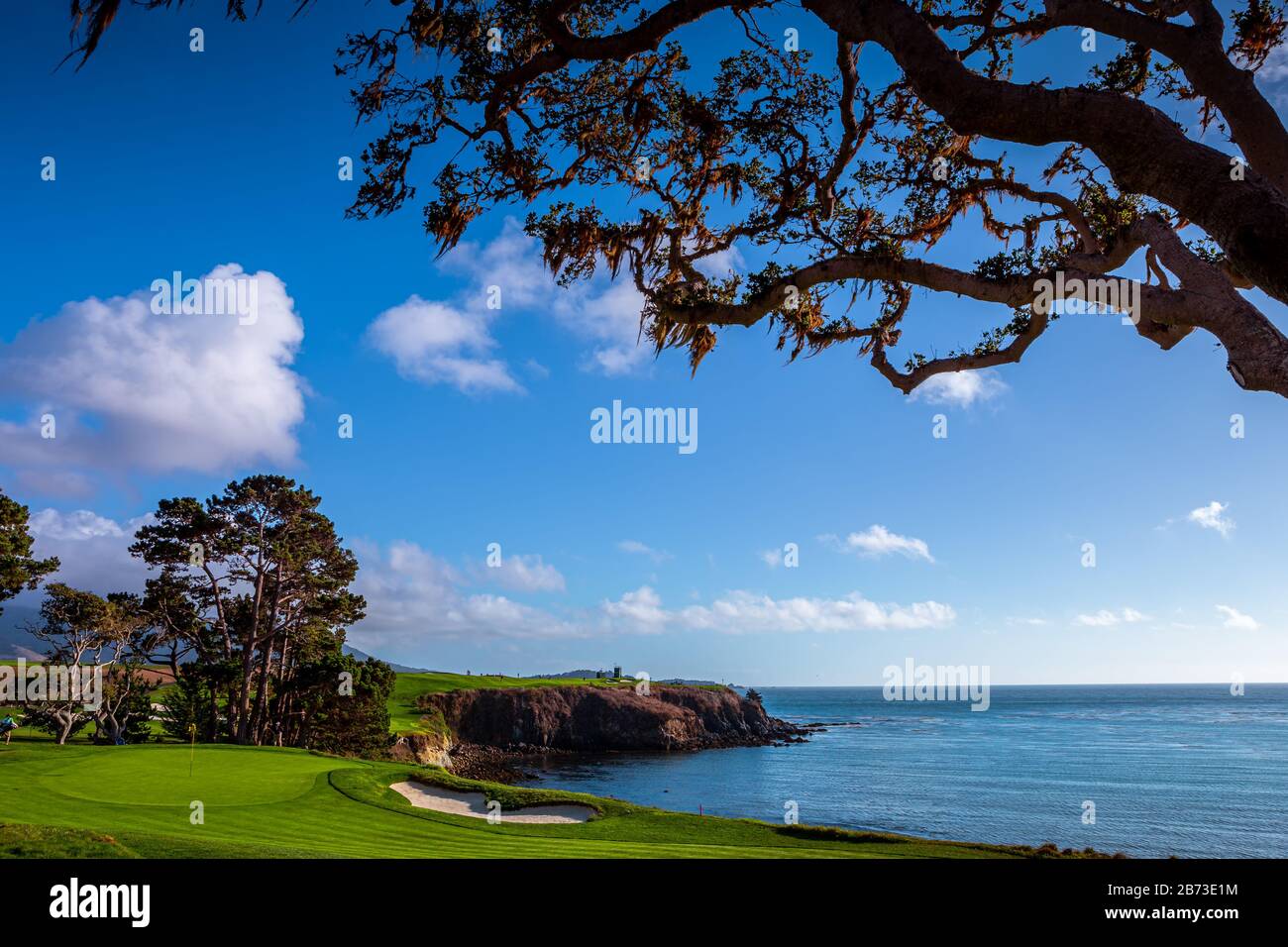 Pebble Beach golf course, Monterey, California, usa Stock Photo - Alamy