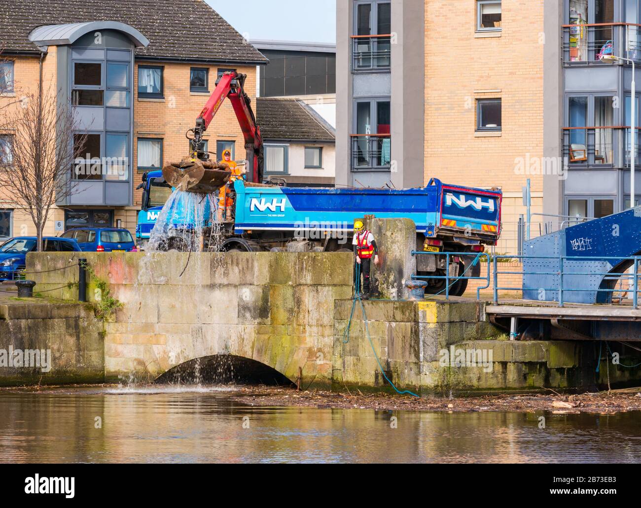 Old Leith Docks Edinburgh Scotland High Resolution Stock Photography ...