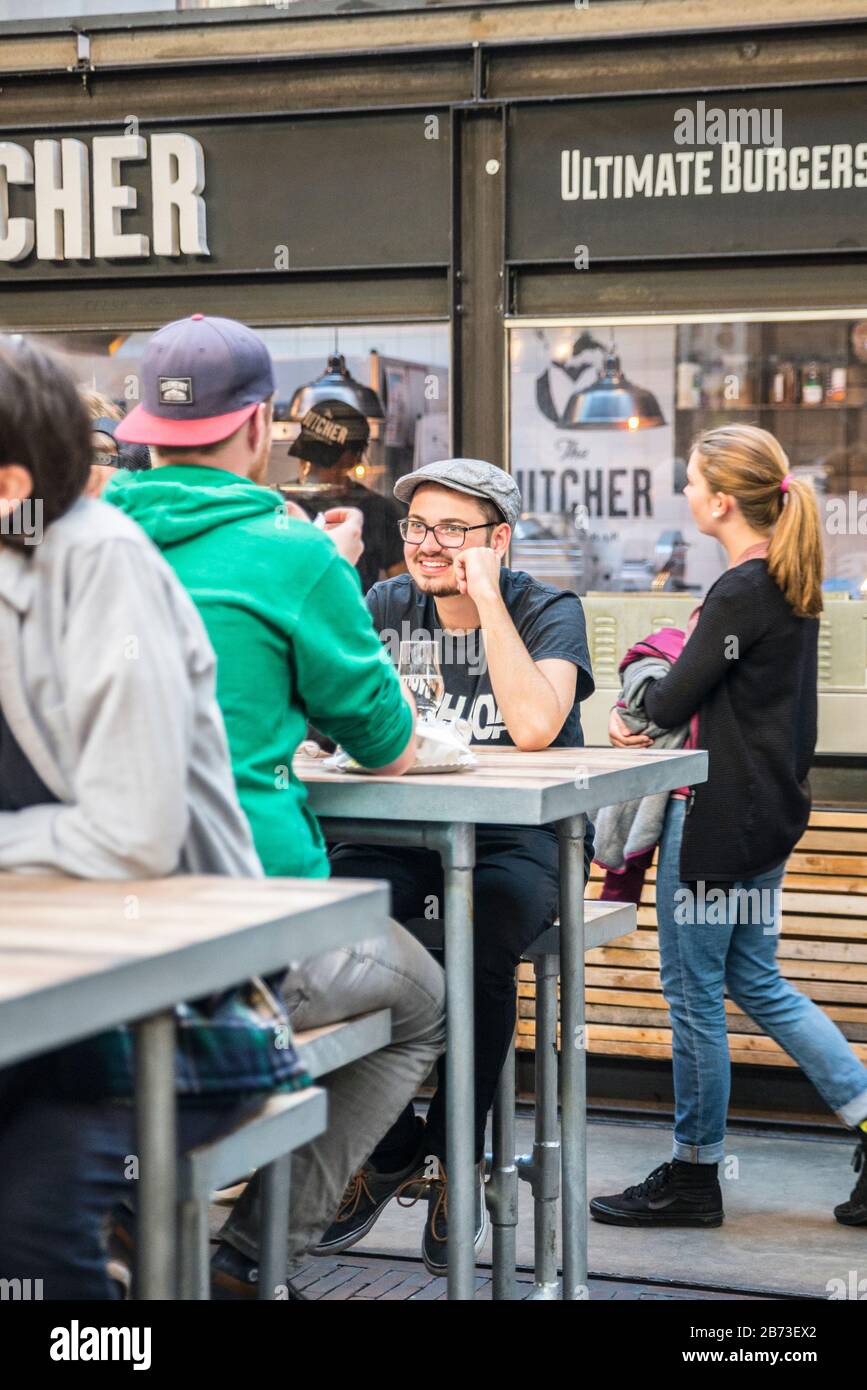 Food hall amsterdam hi-res stock photography and images - Alamy
