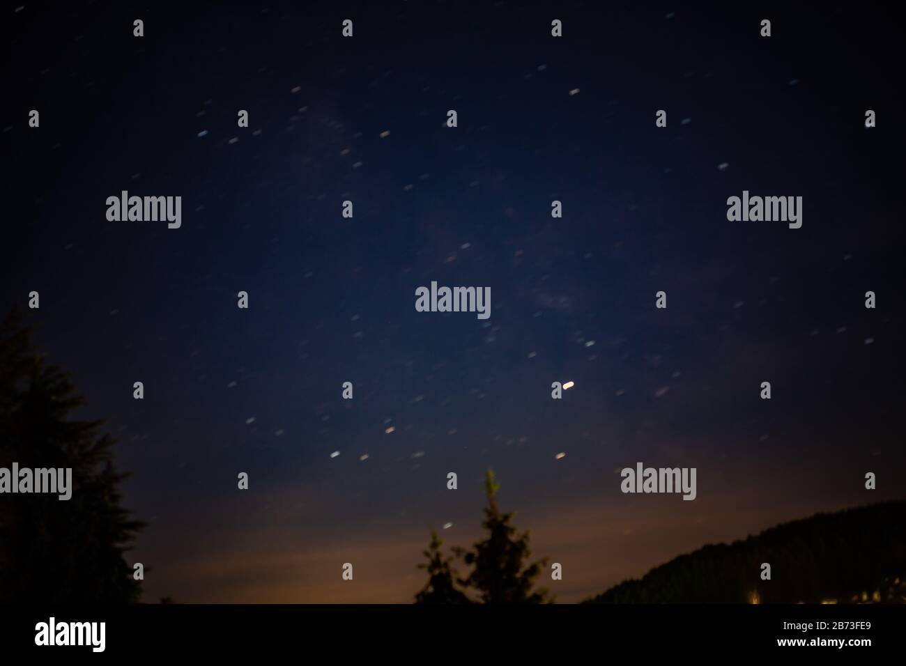 blue night sky with stars Stock Photo - Alamy