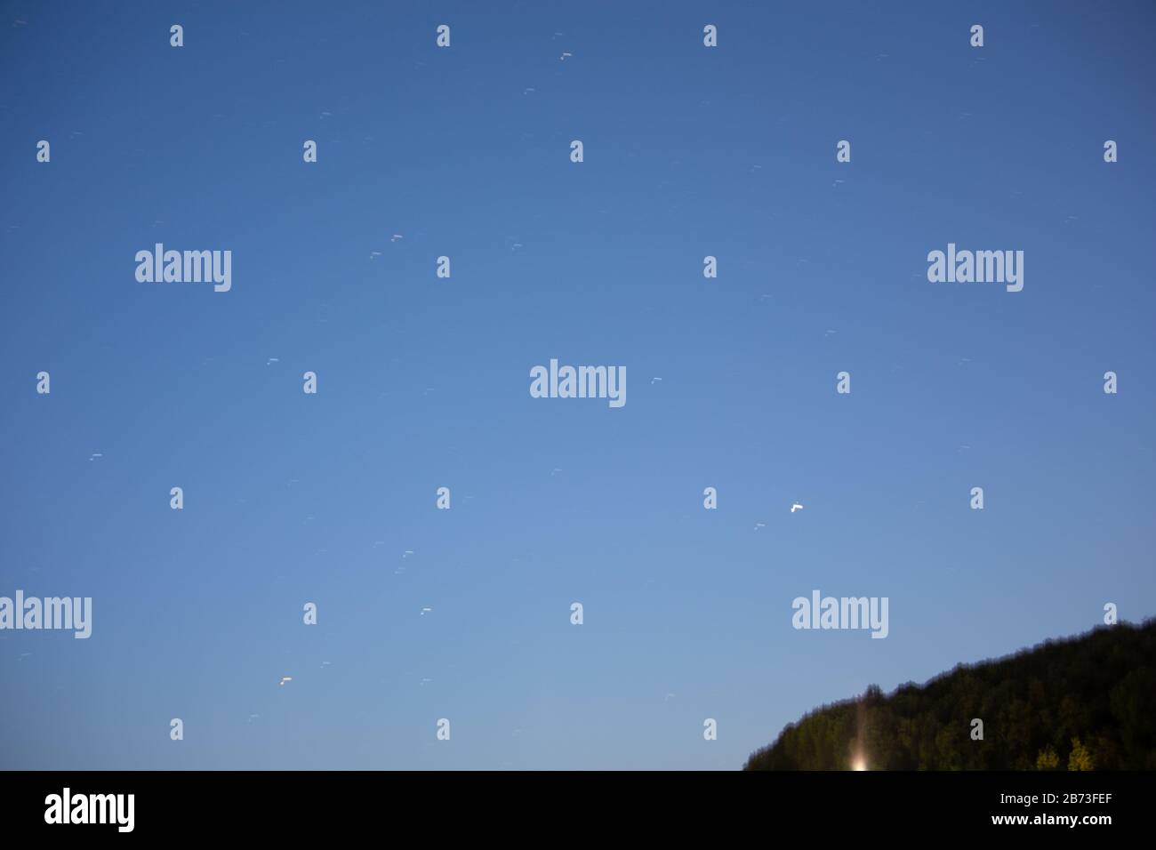 blue night sky with stars Stock Photo - Alamy