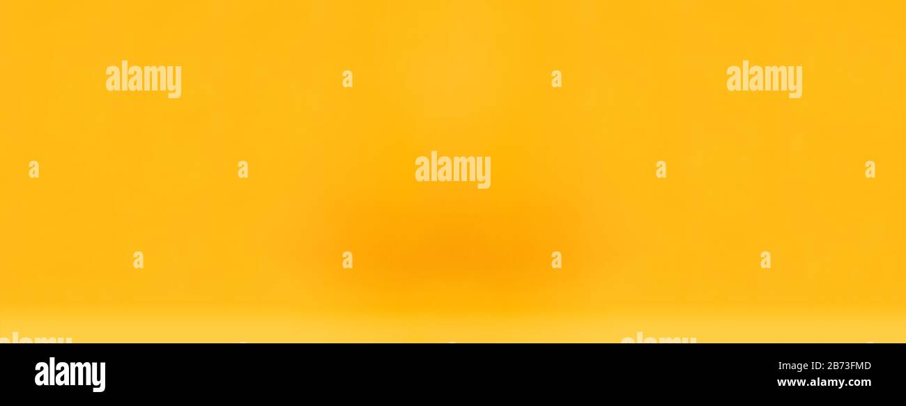 Smooth simple yellow gradient yellow abstract banner background Stock ...