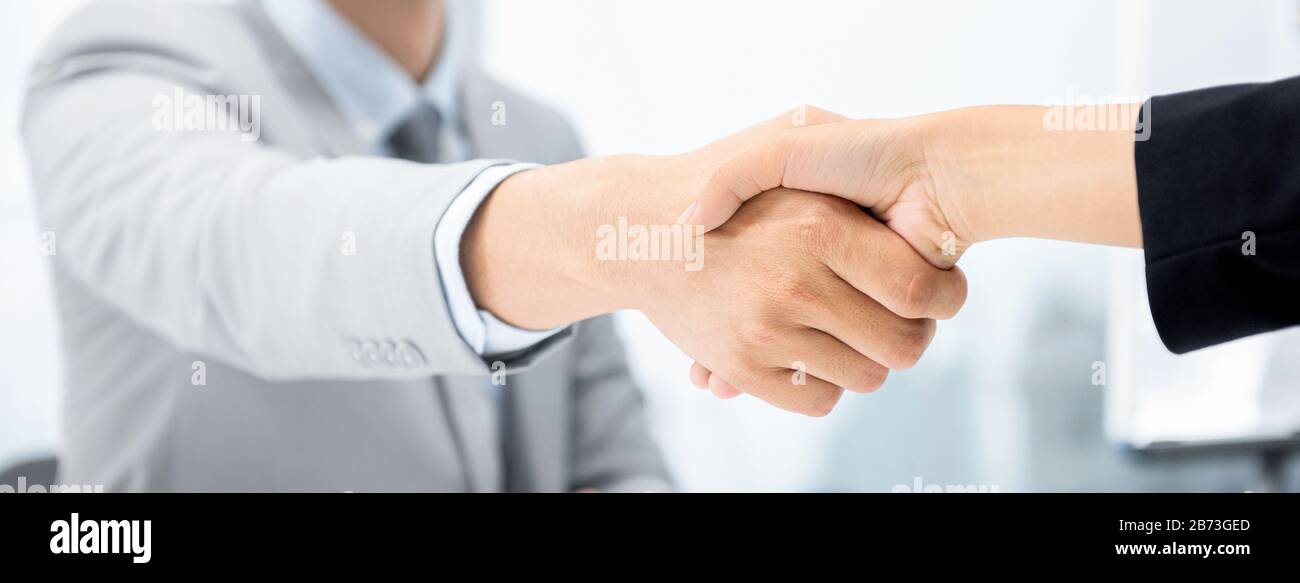 Banner Handshake High Resolution Stock Photography and Images - Alamy