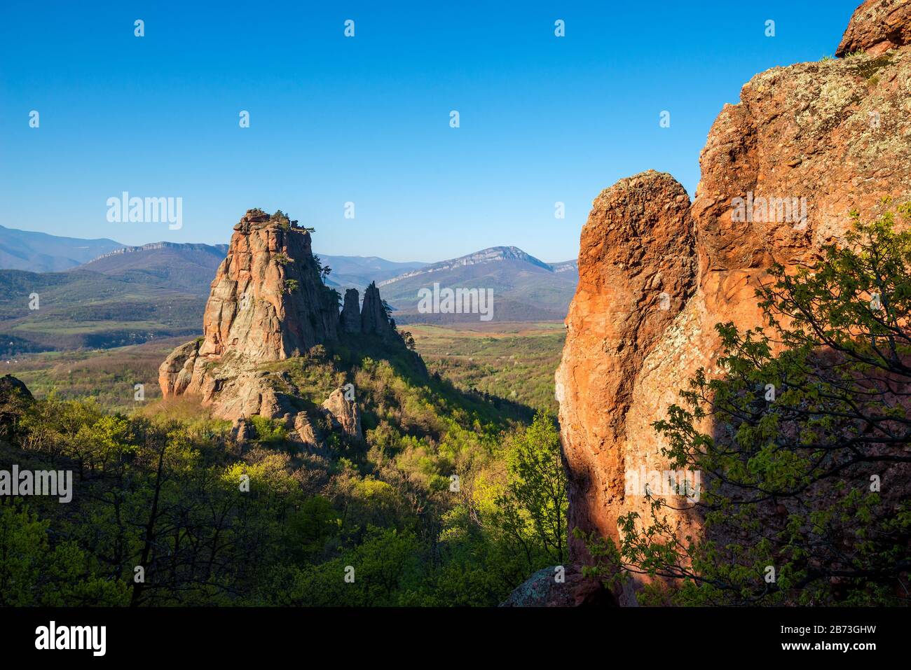 The rocks of Belogradchik (Bulgaria) - red color rock sculptures part ...