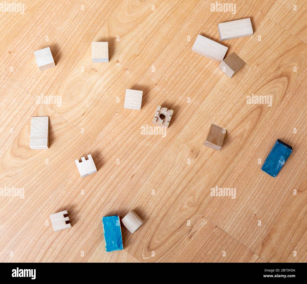Wooden cubes kids hi-res stock photography and images - Alamy