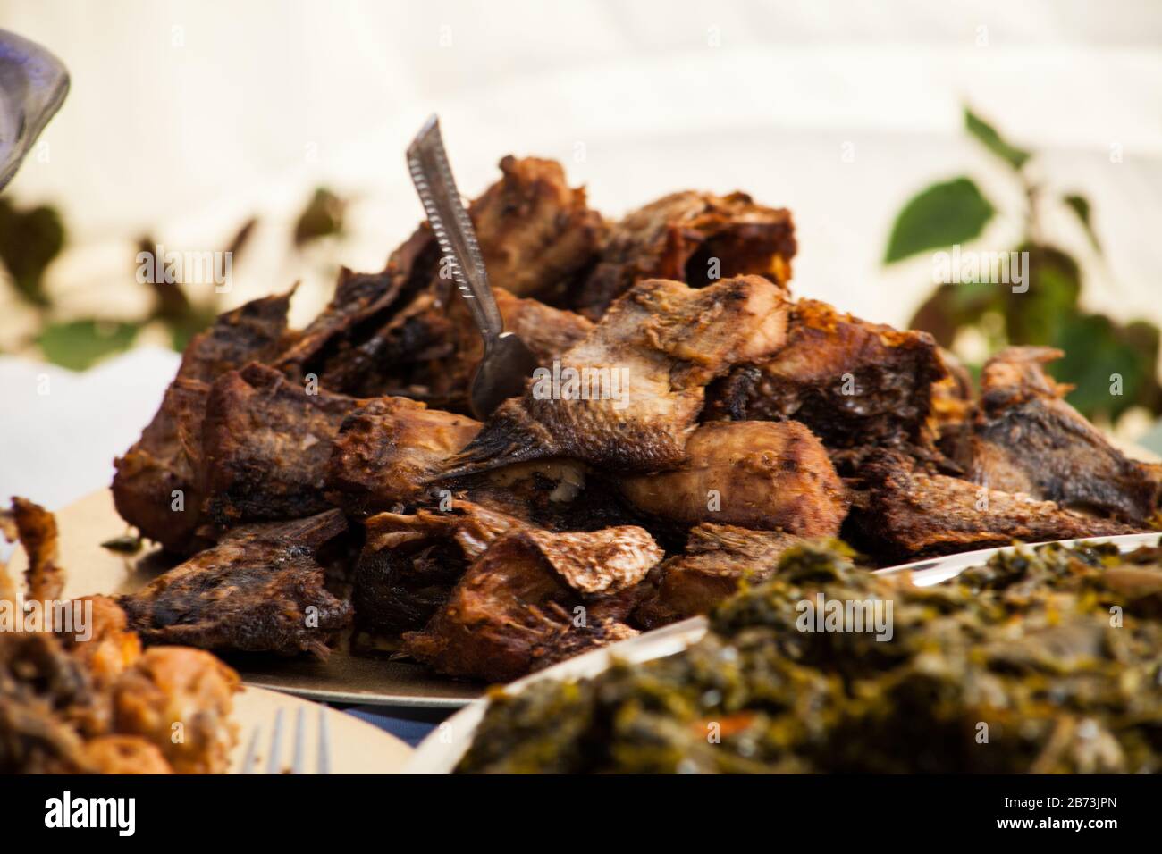 Deep fried spicy fish hi-res stock photography and images - Alamy