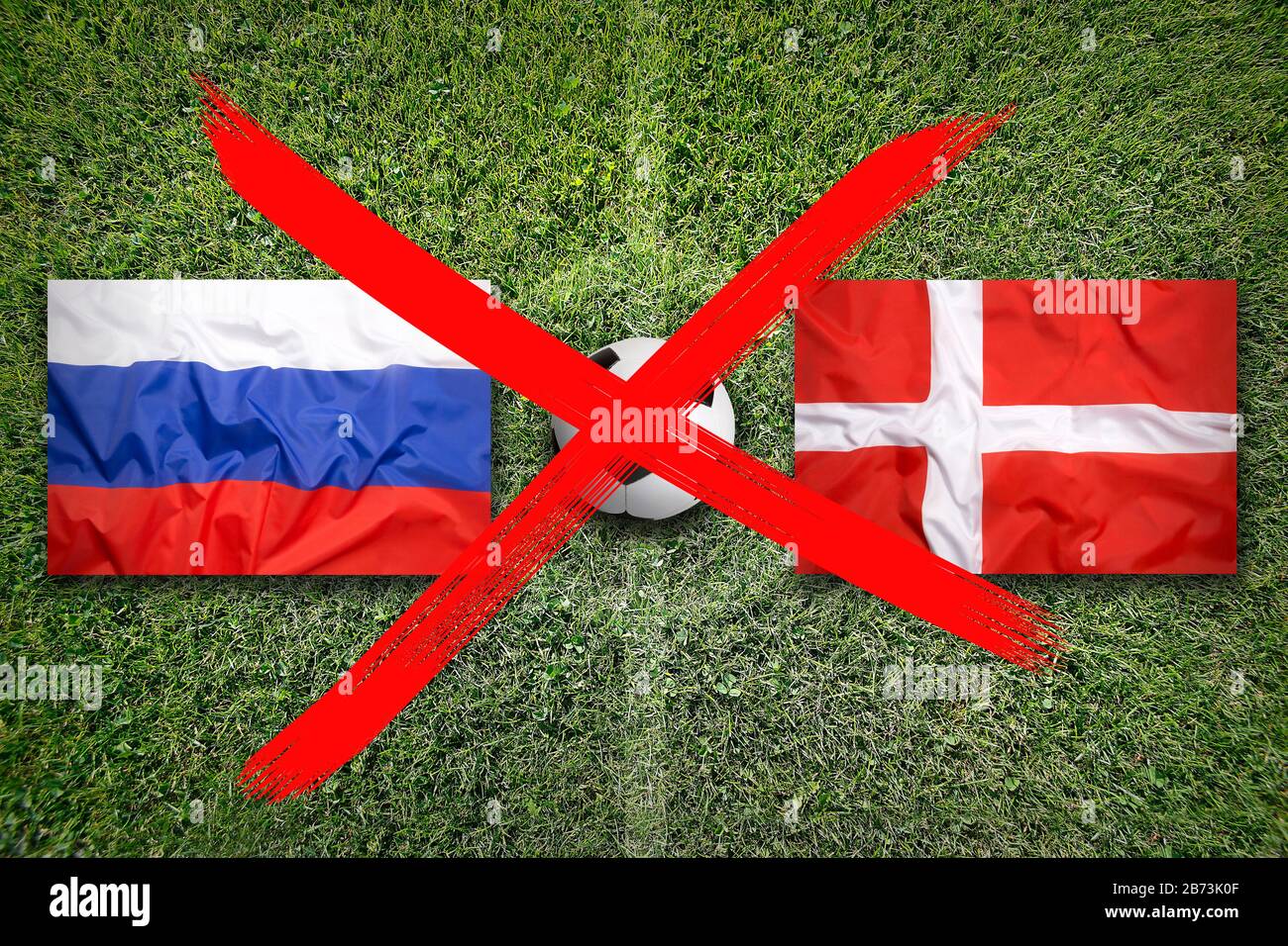 Russia vs denmark hi-res stock photography and images - Alamy