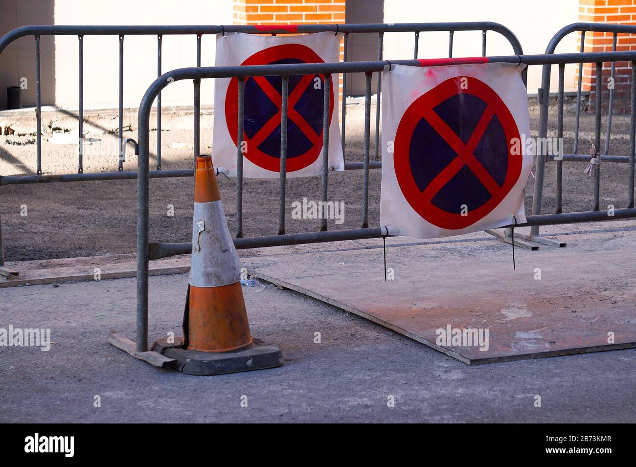 no stop traffic signal on the street in Bilbao city Spain Stock Photo ...