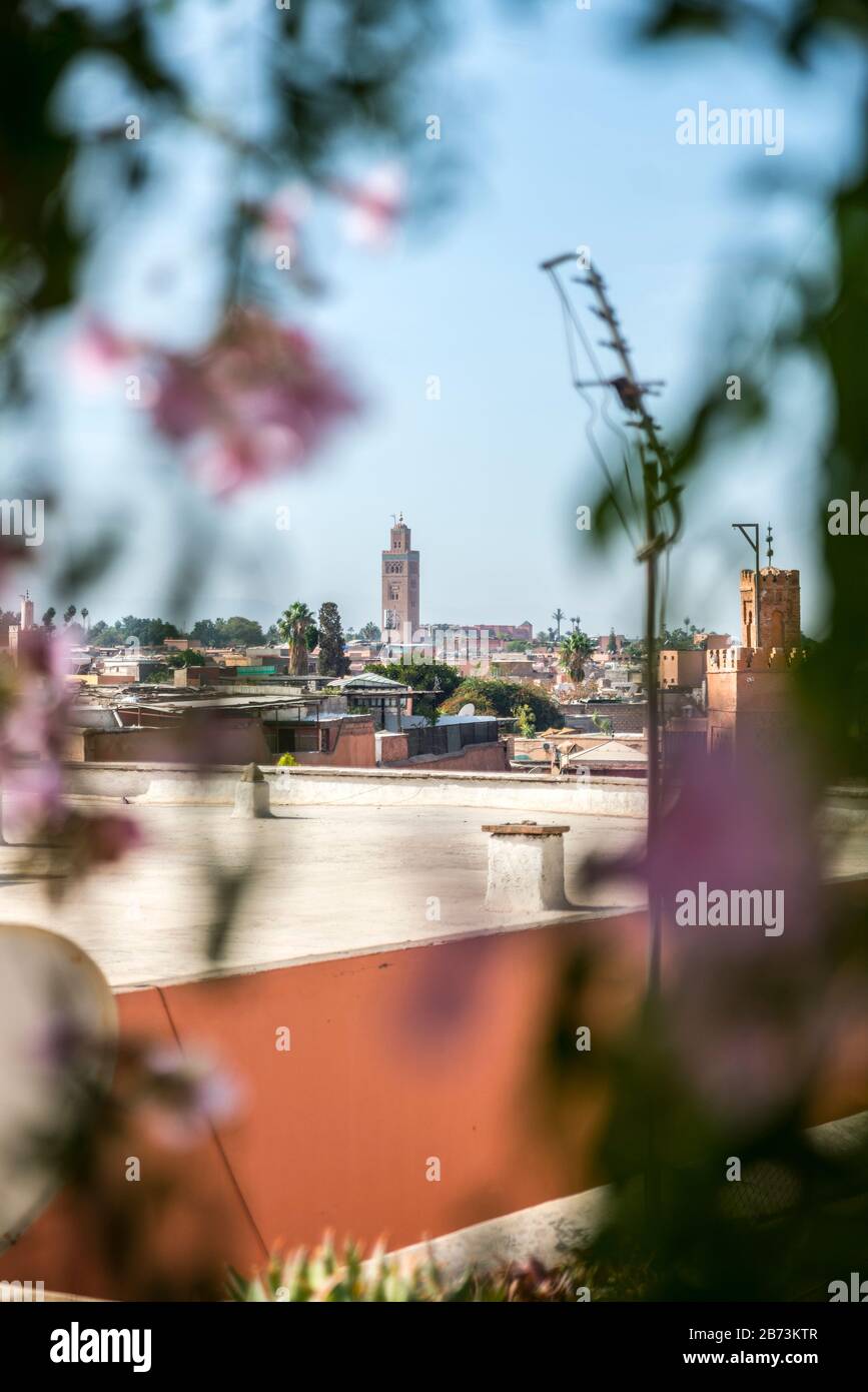 Marrakech top view hi-res stock photography and images - Alamy
