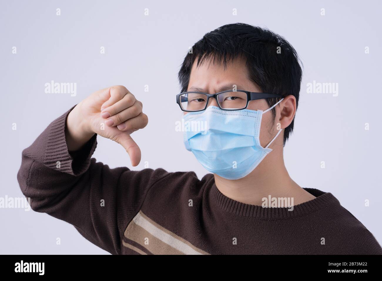 Air pollution young angry hi-res stock photography and images - Alamy