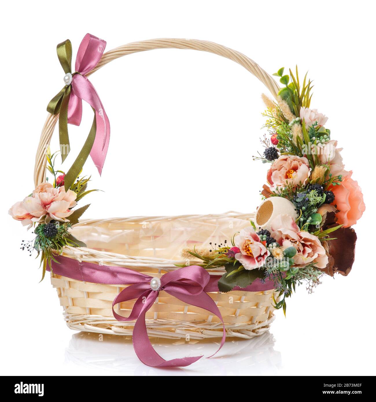 Basket decoration hi-res stock photography and images - Alamy
