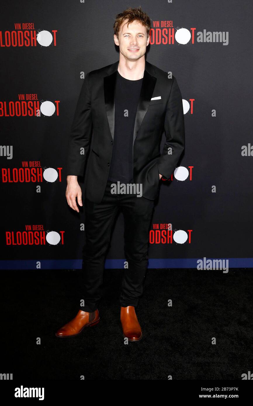 Los Angeles, CA. 10th Mar, 2020. Bradley James at arrivals for ...