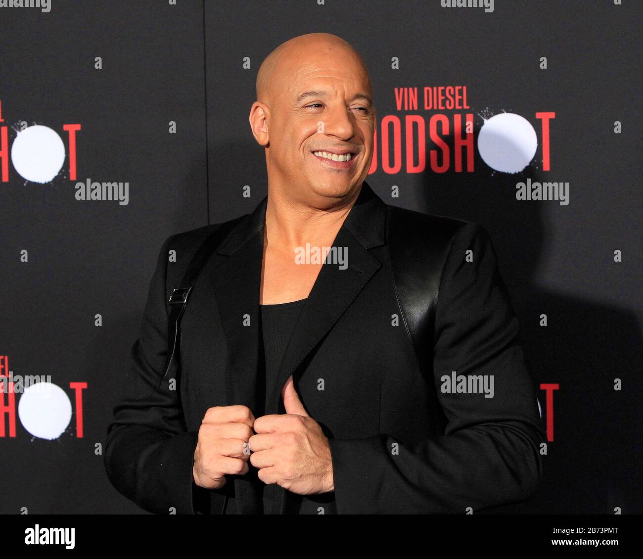 Los Angeles, CA. 10th Mar, 2020. Vin Diesel at arrivals for BLOODSHOT ...