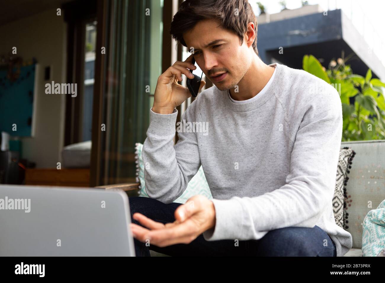 Computer, latop, phone hi-res stock photography and images - Alamy