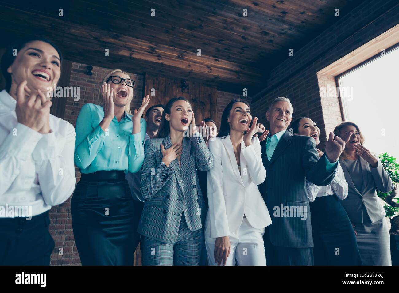 Crowd Of Mature People Party High Resolution Stock Photography and ...