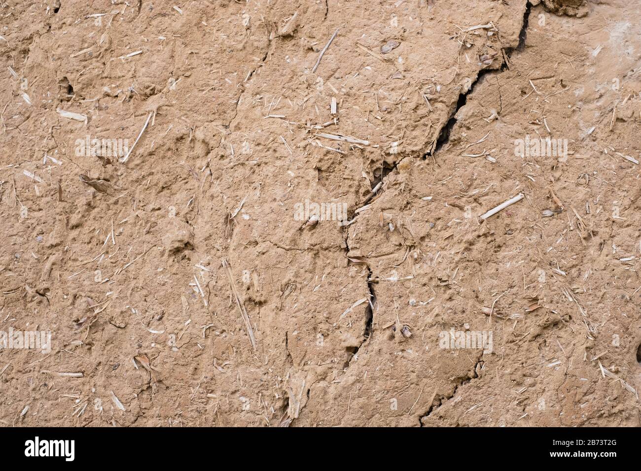 texture of clay wall from clay house background Stock Photo - Alamy