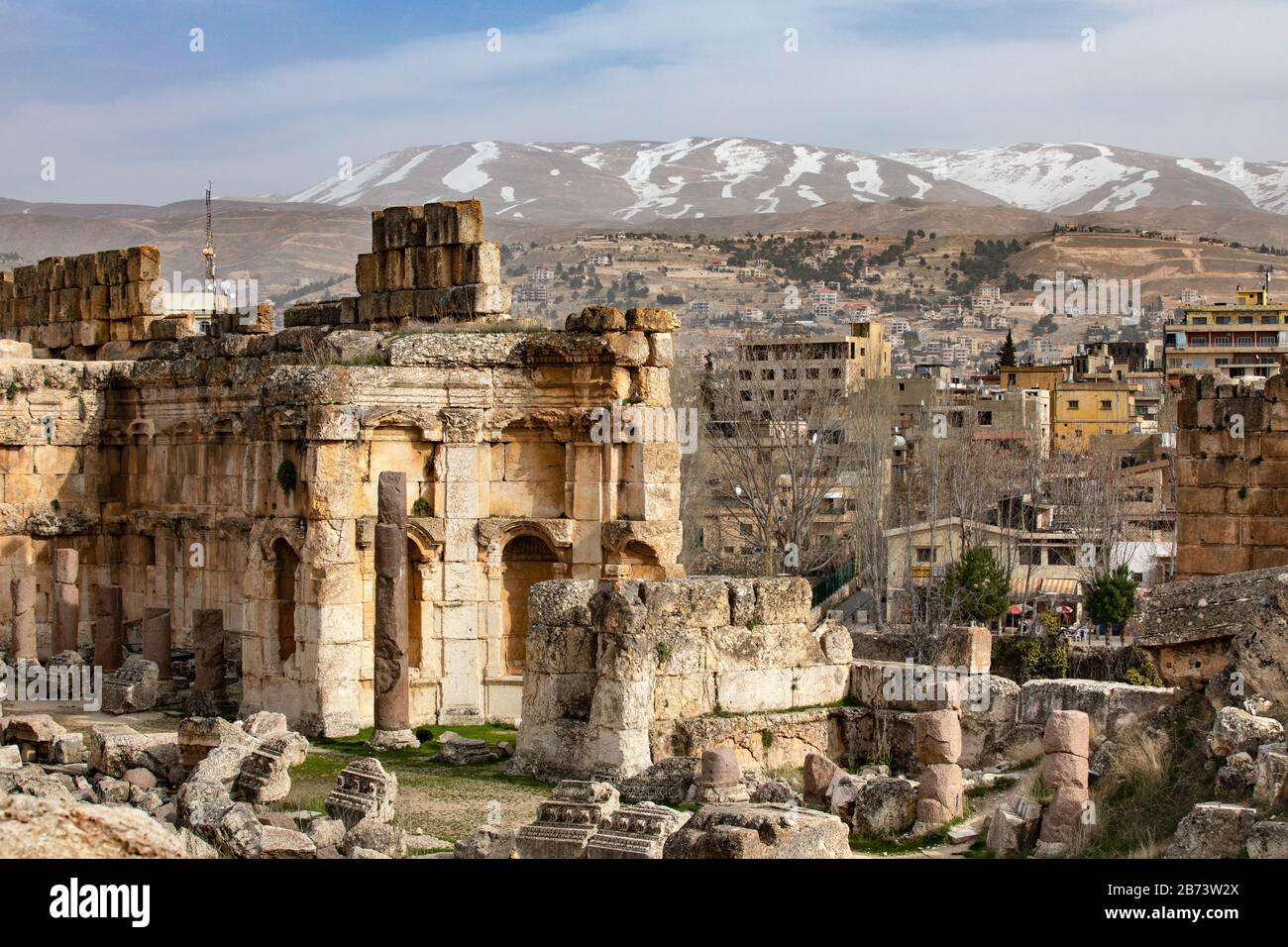 Baalbek temple hi-res stock photography and images - Alamy