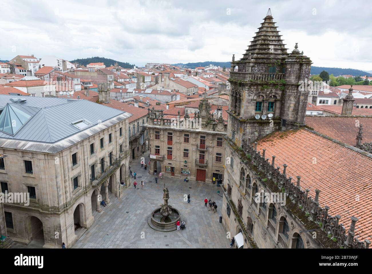 World heritage site of the unesco way of st jame hi-res stock ...