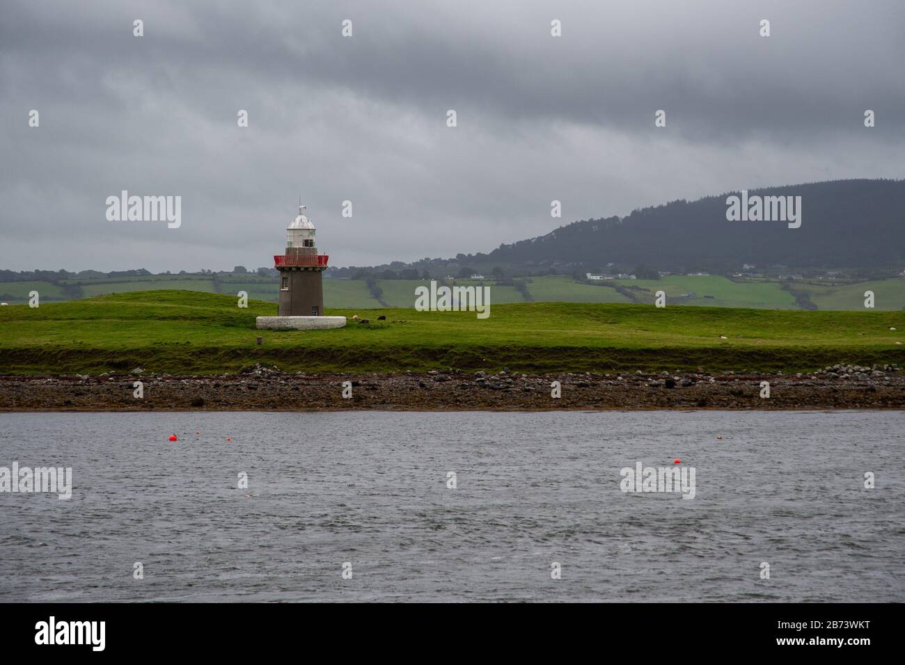 The Rosses Point lighthouse on the Wild Atlantic Way in Ireland Stock ...