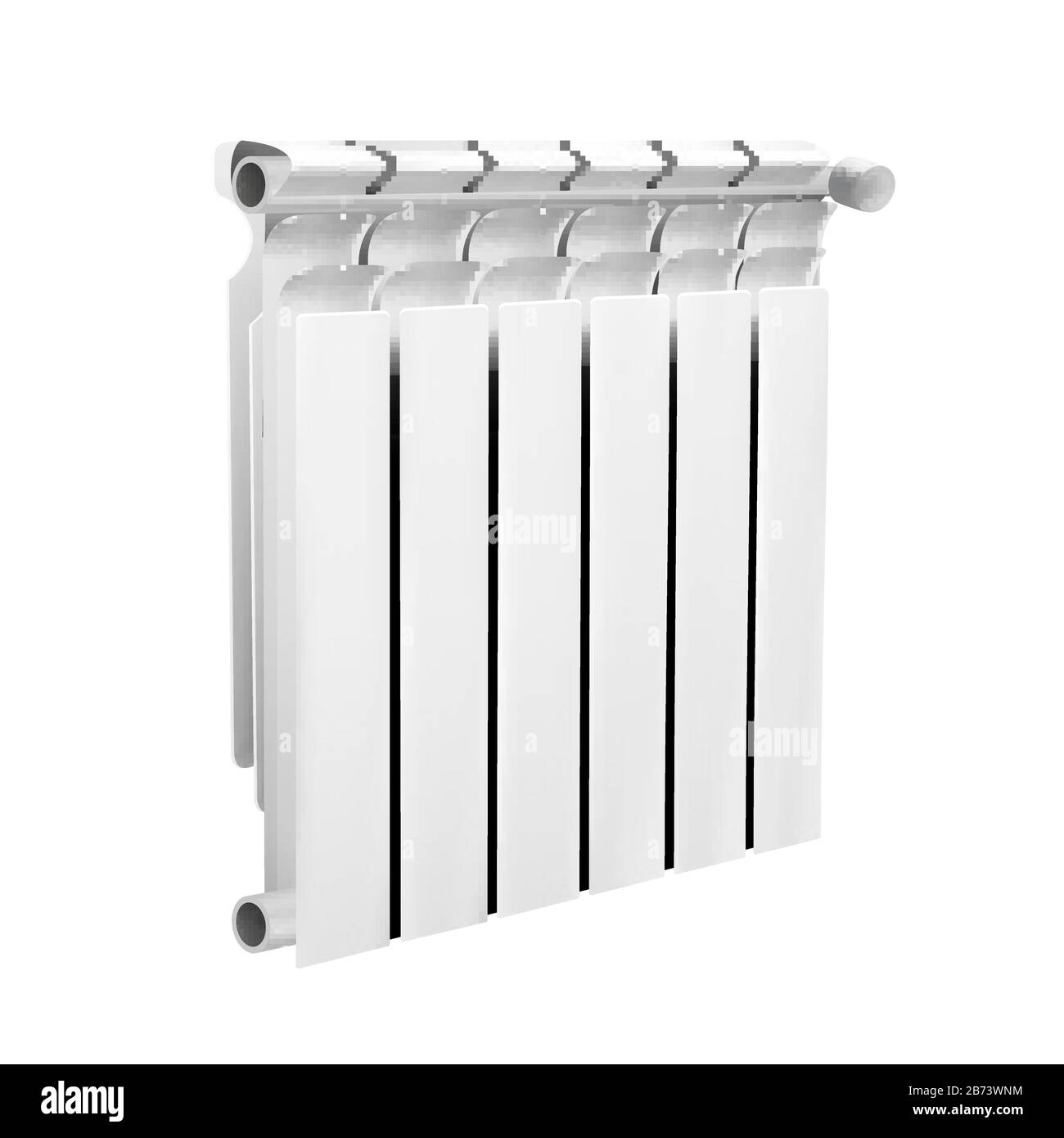 Modern Wall Heating Radiator Warming System Vector Stock Vector Image ...