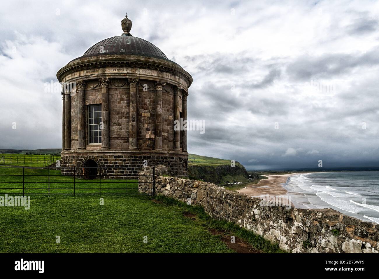 The Mussenden Temple in Northern Ireland Stock Photo - Alamy