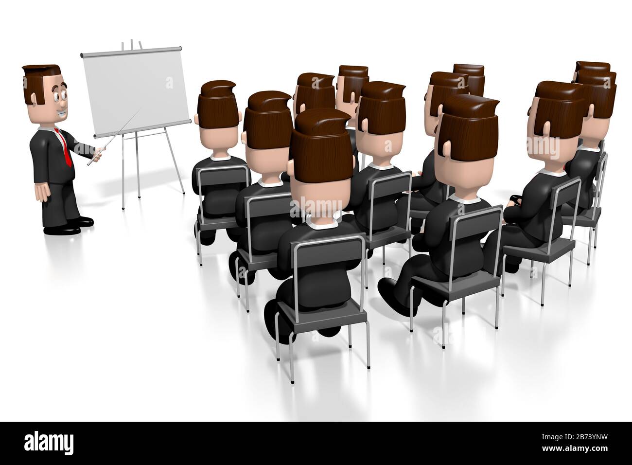 Finance training cartoon hi-res stock photography and images - Alamy