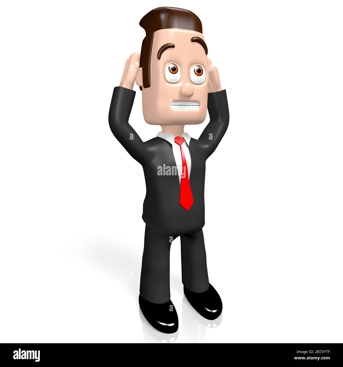3D businessman, problem concept Stock Photo - Alamy