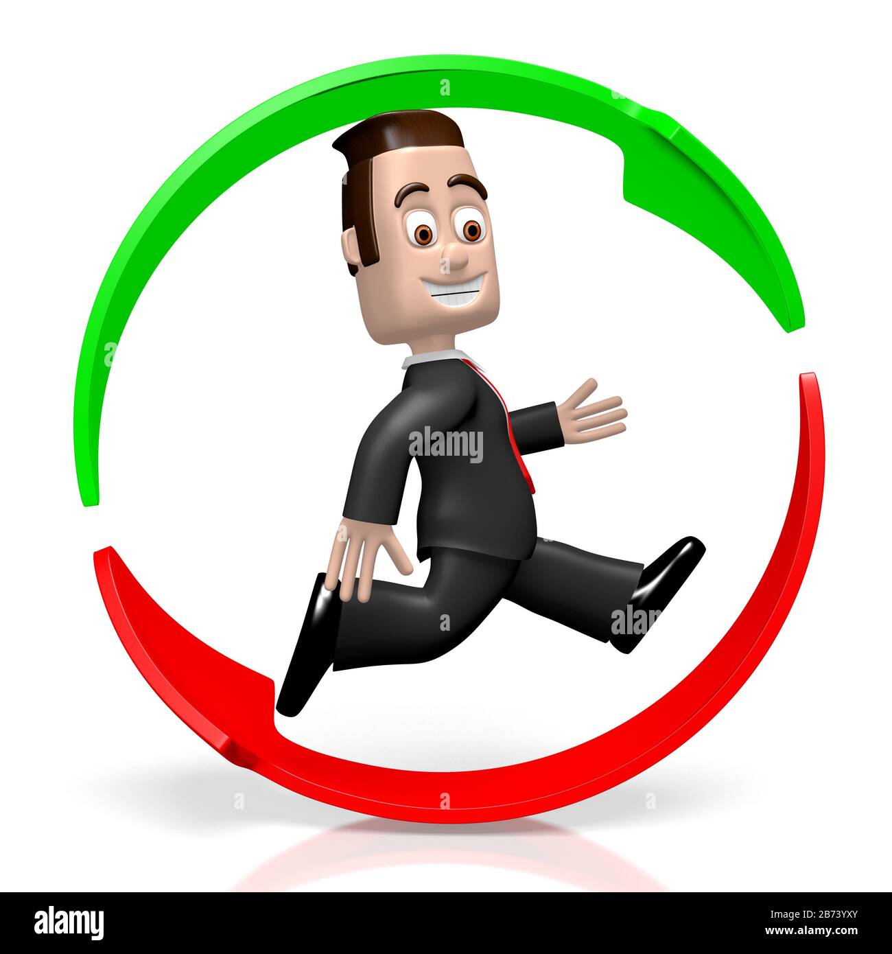 3D performance concept Stock Photo - Alamy