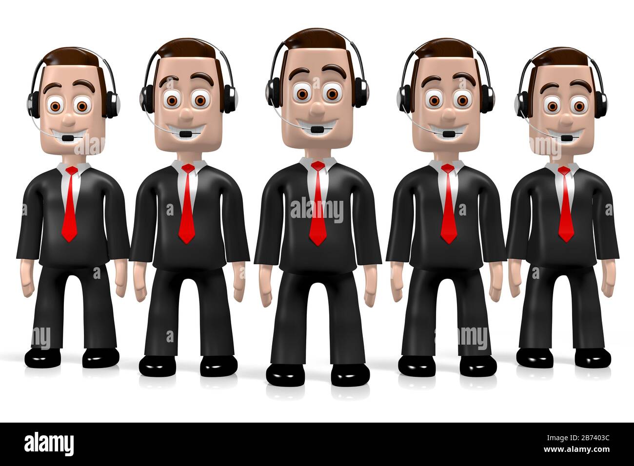 Call center isolated cartoon Cut Out Stock Images & Pictures - Alamy
