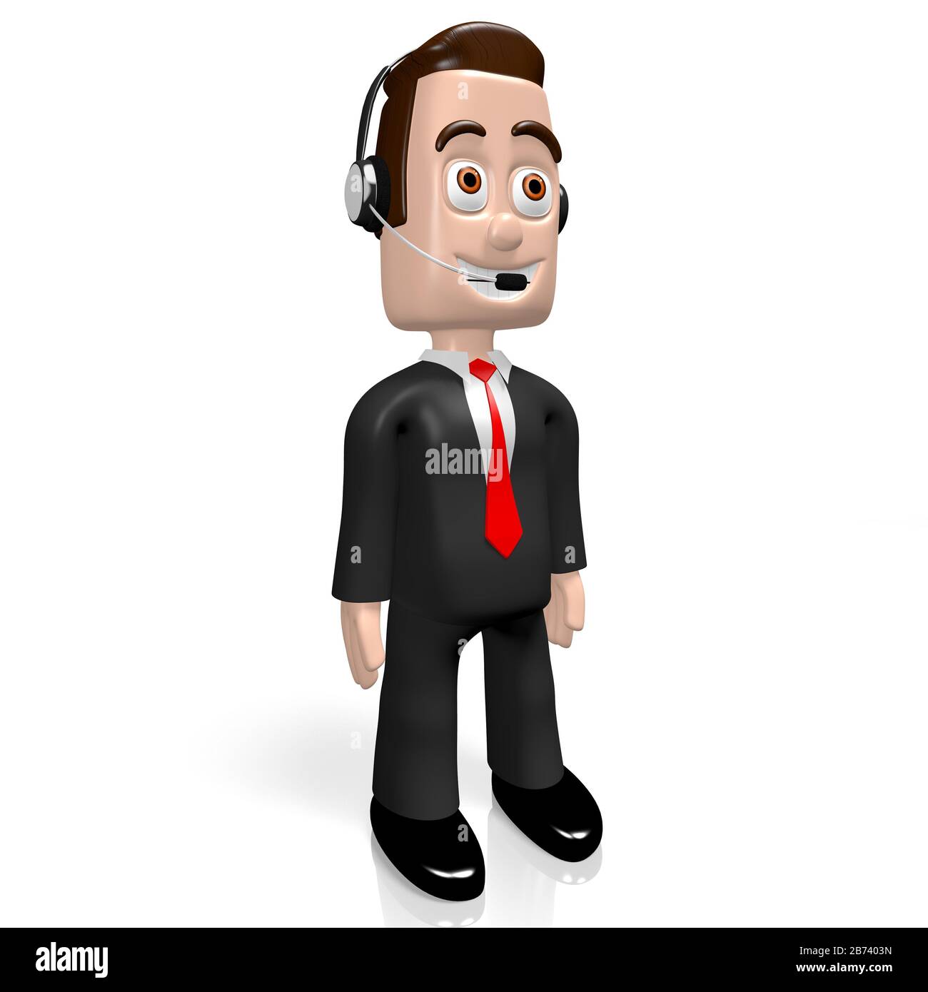 Cartoon call center headset hi-res stock photography and images - Alamy