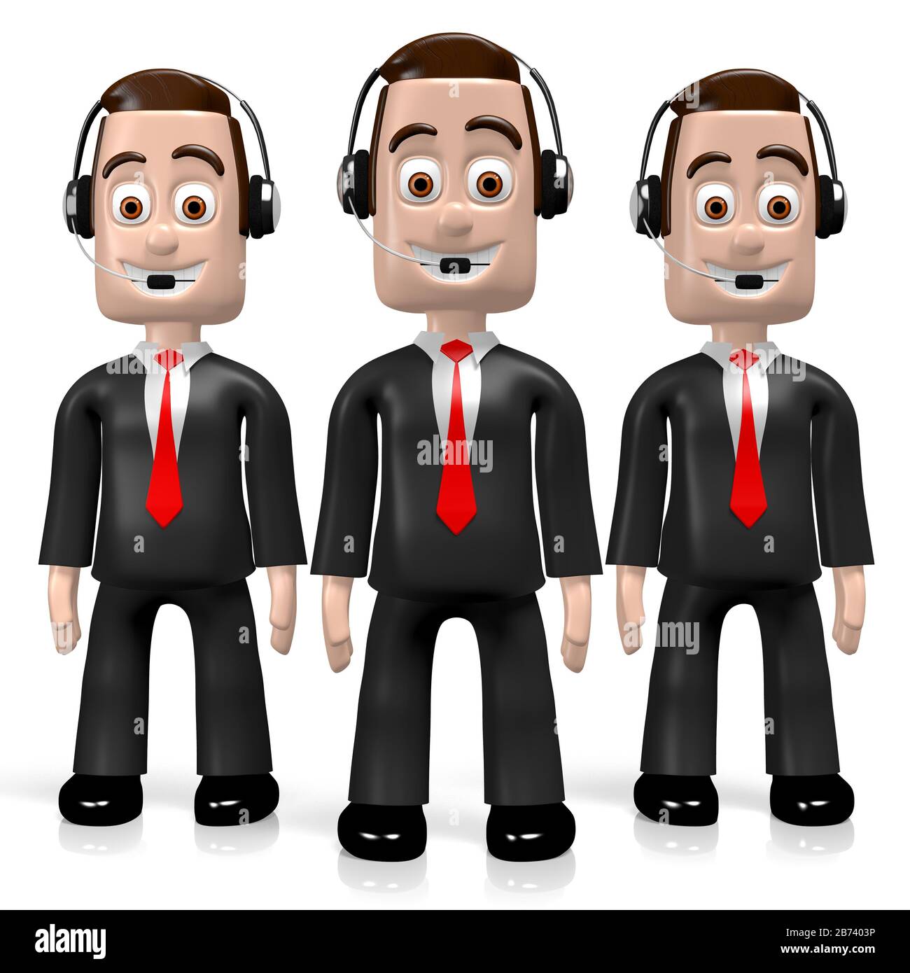 Call center isolated cartoon Cut Out Stock Images & Pictures - Alamy