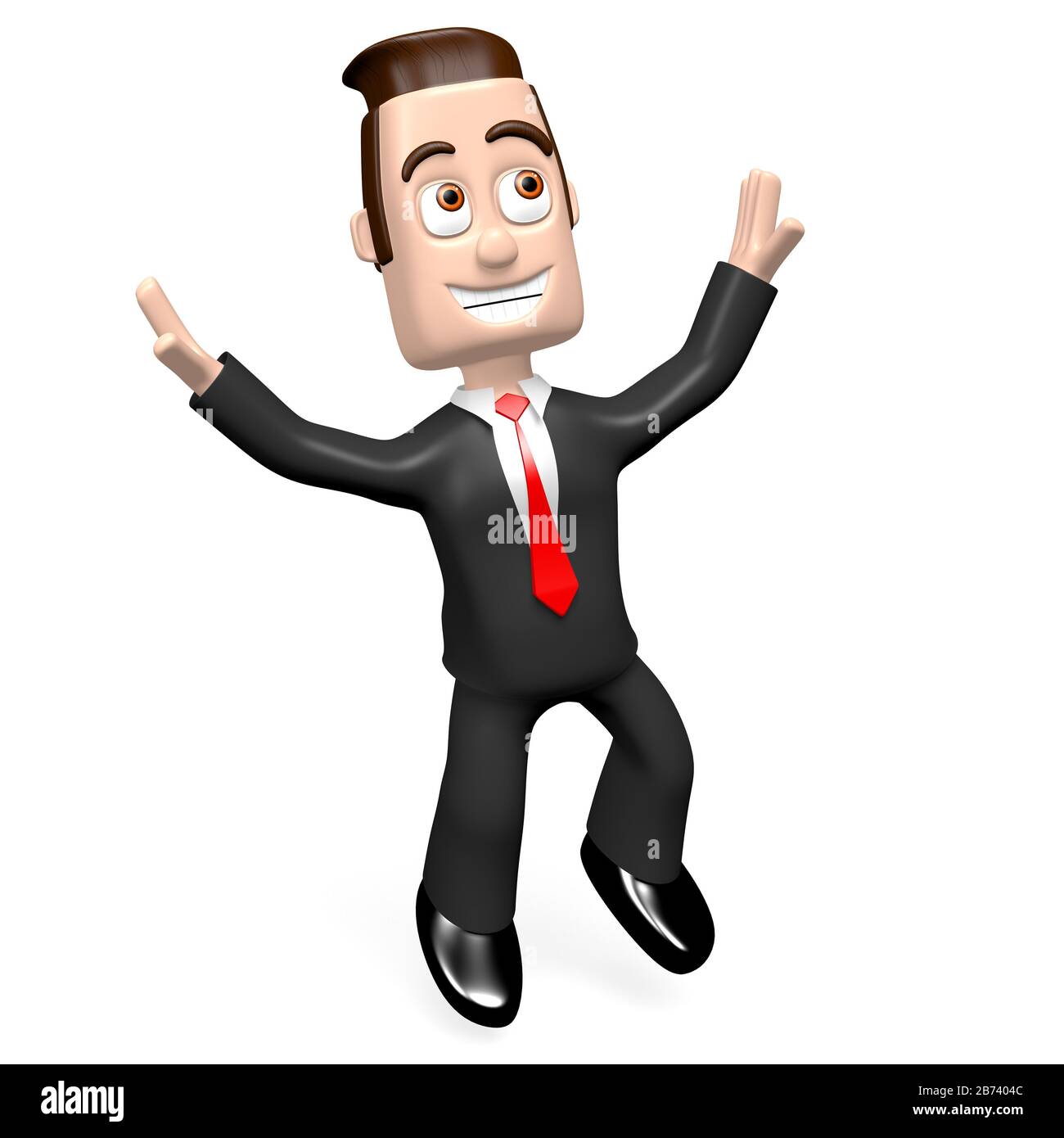 Jumping man 3d human hi-res stock photography and images - Alamy