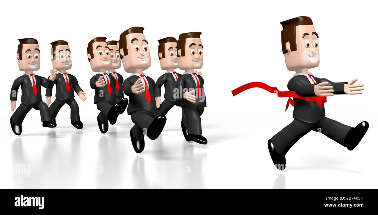 3D competition concept Stock Photo - Alamy