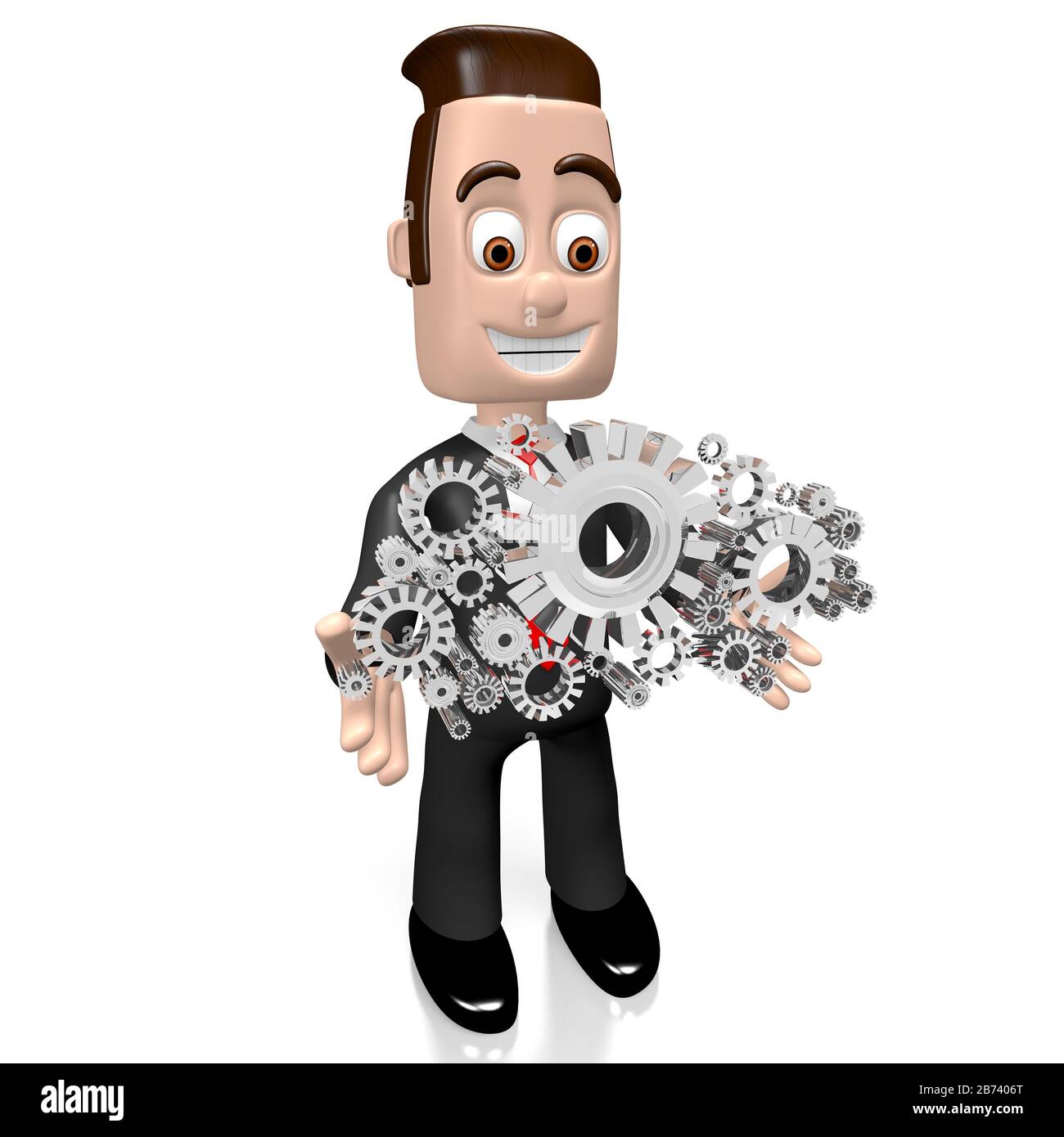 Engineering 3d man clipart hi-res stock photography and images - Alamy