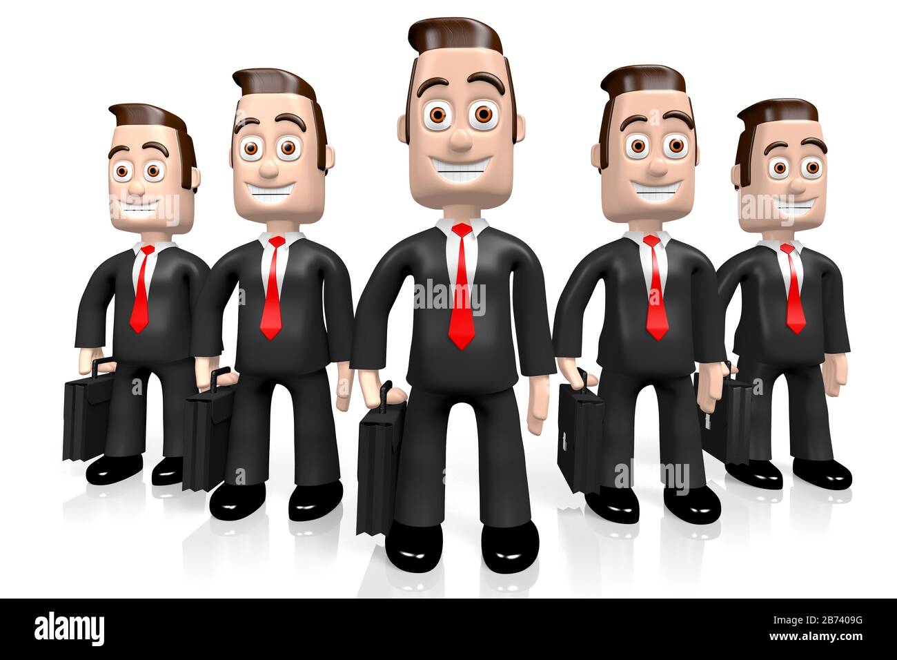 Group Of Salespeople