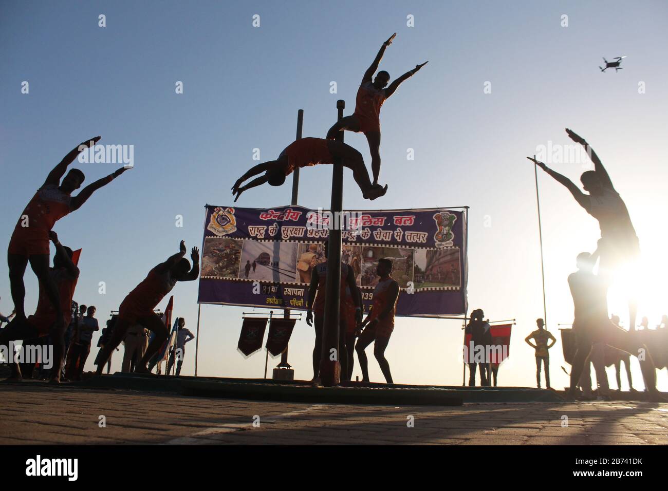 The Indian Central Reserve Police Force (CRPF) perform ‘Malkham’ during ...