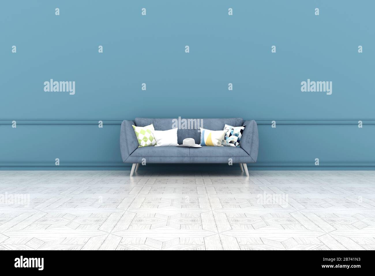 3d render of sofa living room Stock Photo - Alamy