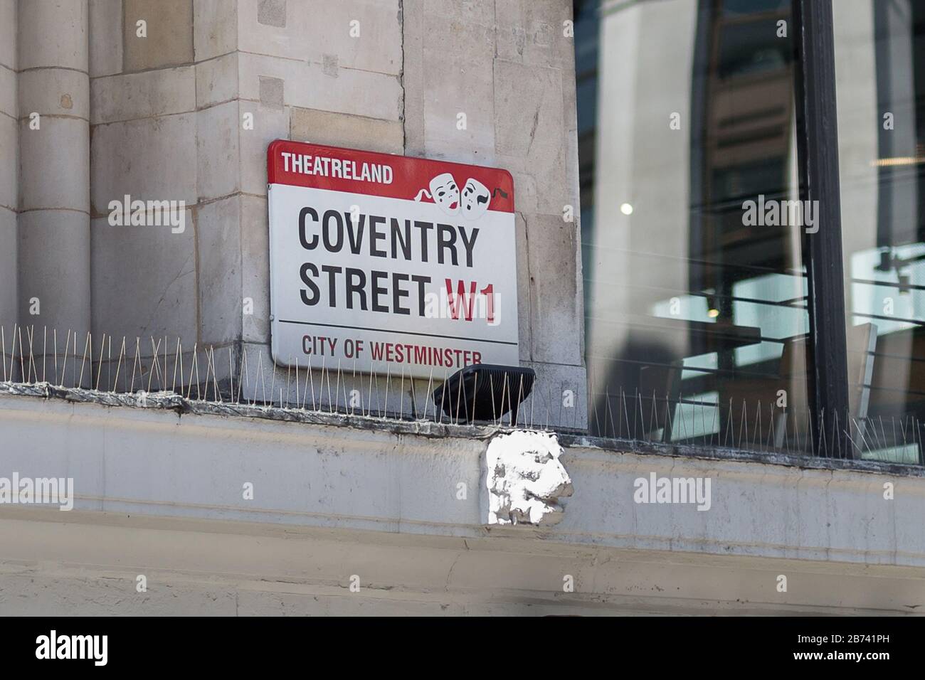 Coventry Street Sign in Westminster, London Stock Photo - Alamy