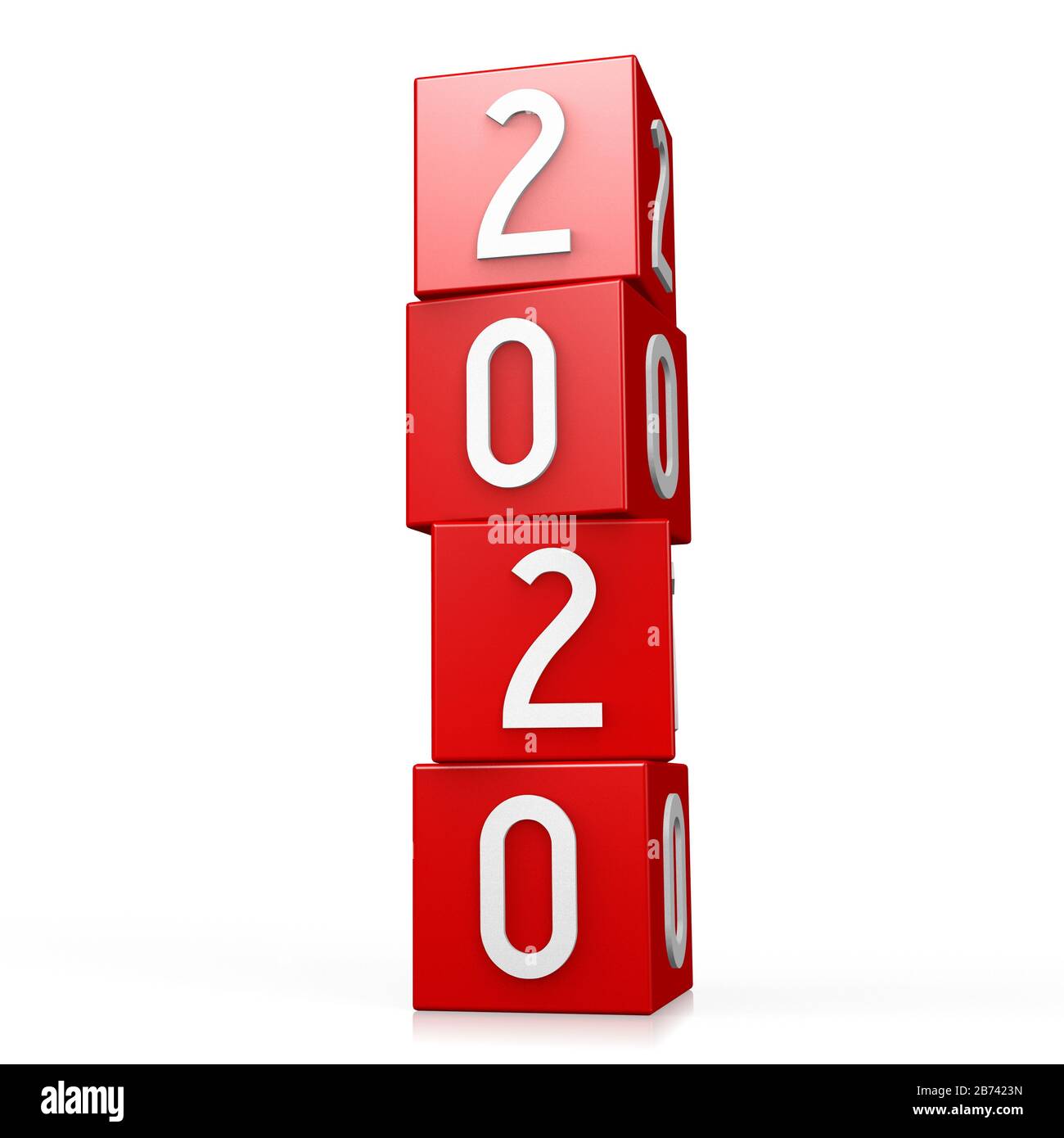 2020 concept - 3D rendering Stock Photo - Alamy