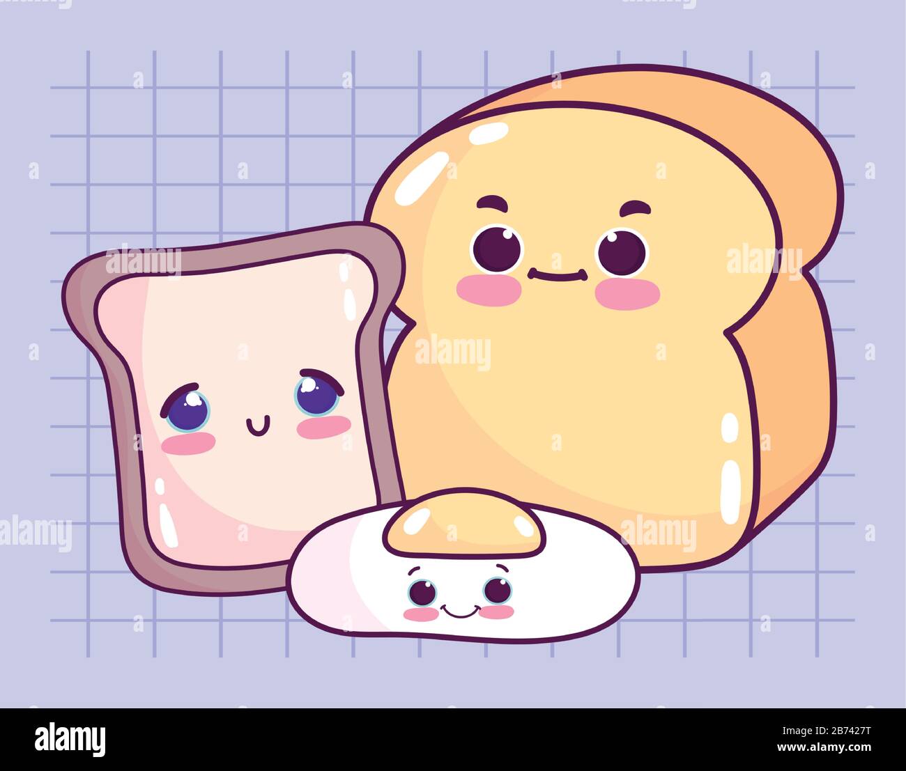 cute food breakfast bread and fried egg white bread sweet dessert ...