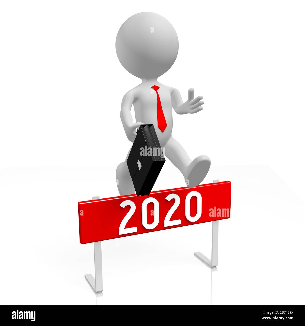 2020 concept - 3D rendering Stock Photo - Alamy