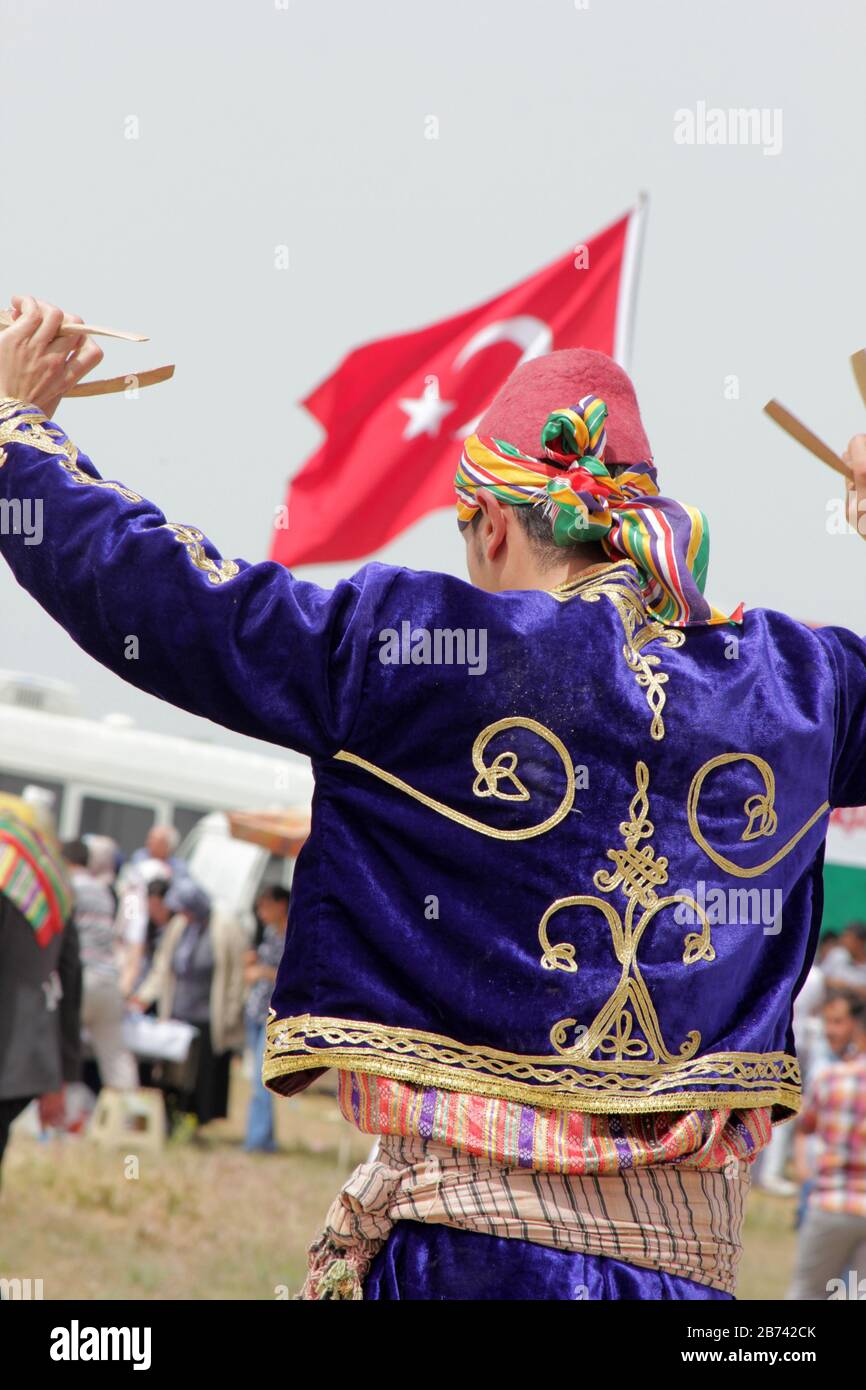 Turkish Folkloric Clothes Stock Photo - Alamy