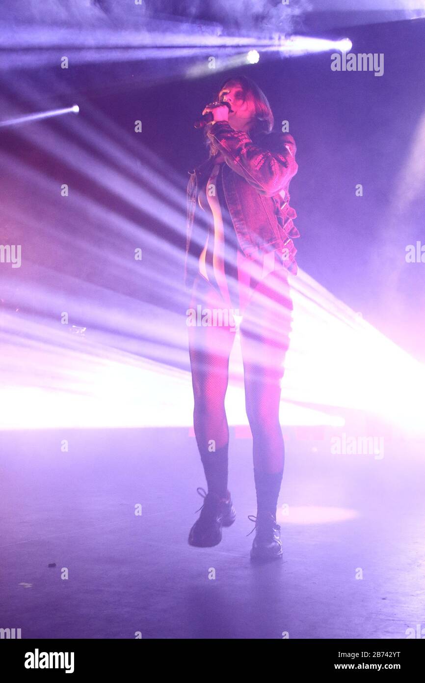 London, UK. 12th Mar, 2020. Swedish singer and songwriter, Ebba Tove ...