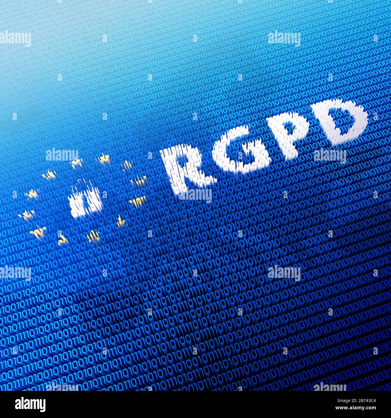 RGPD/ GDPR - General Data Protection Regulation concept - 3D ...