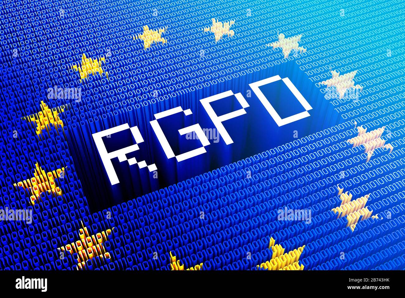 RGPD/ GDPR - General Data Protection Regulation concept - 3D ...