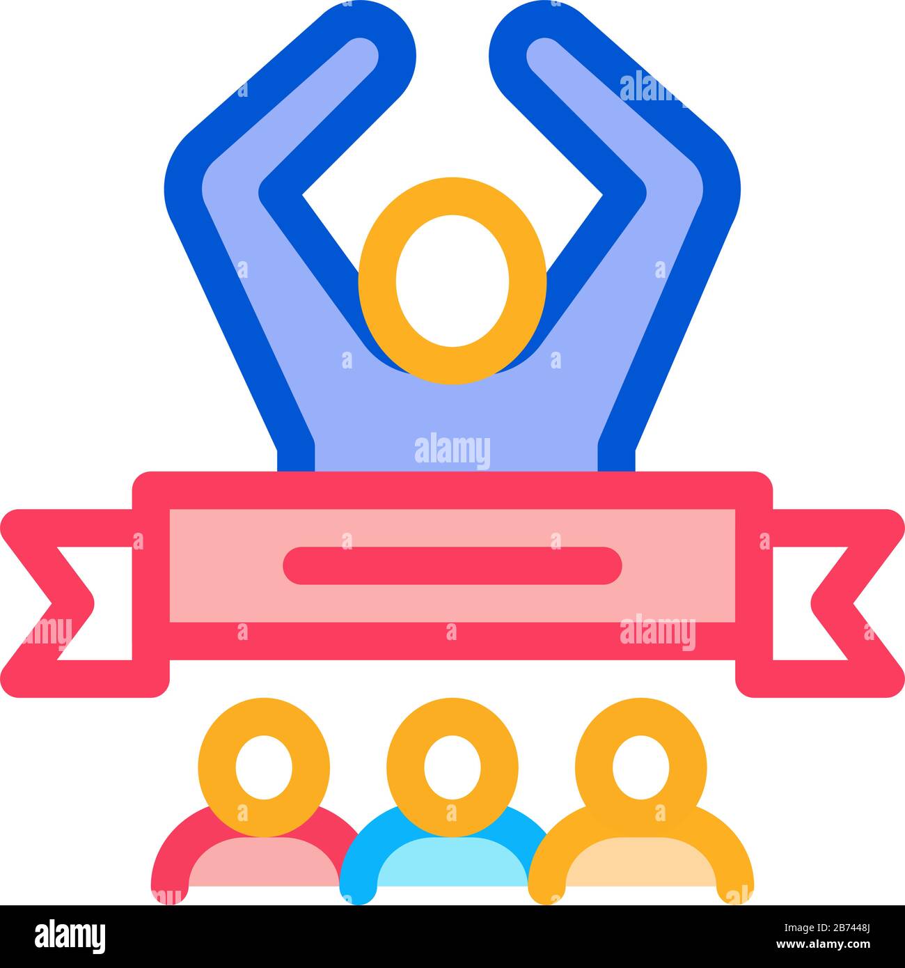 Battle Winner Icon Vector Outline Illustration Stock Vector Image & Art ...